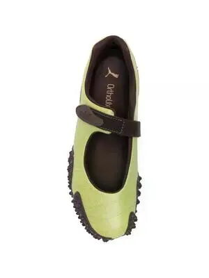 PUMA Mostro Fey Croc-effect Sneakerinas - Green