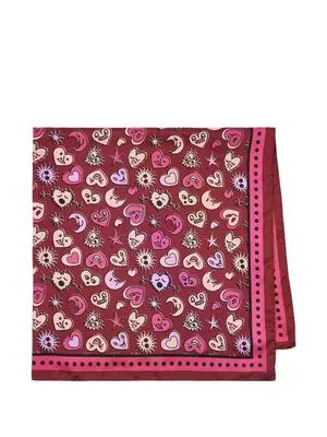 Paul Smith Heart-print Scarf