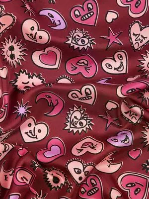 Paul Smith Heart-print Scarf