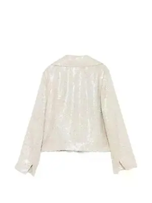 LUISA CERANO Sequin-embellished Jacket - Grey