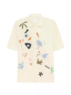 Paul Smith Embroidered Short-sleeve Shirt