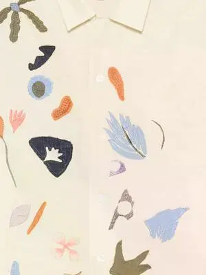 Paul Smith Embroidered Short-sleeve Shirt
