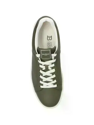 Balmain B-court Leather Sneakers