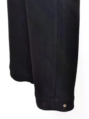 META CAMPANIA COLLECTIVE Drawstring-waist Wool Trousers - Black