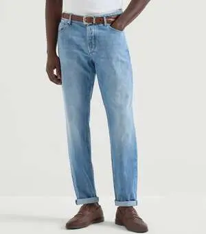 Brunello Cucinelli Lightweight Straight Jeans - Blue