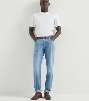 Brunello Cucinelli Lightweight Straight Jeans - Blue