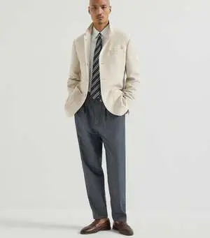 Brunello Cucinelli Water-resistant Cashmere Blazer - Beige