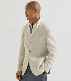 Brunello Cucinelli Water-resistant Cashmere Blazer - Beige