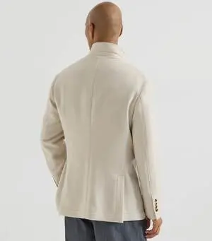Brunello Cucinelli Water-resistant Cashmere Blazer - Beige