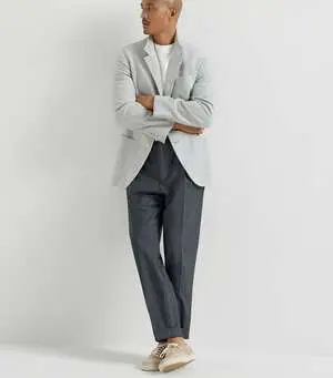 Brunello Cucinelli Water-resistant Cashmere Blazer - Grey