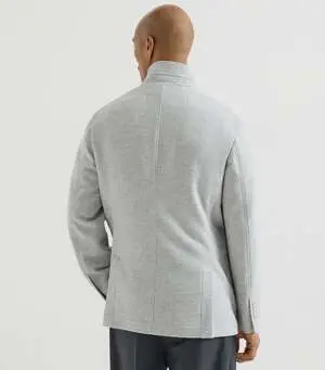 Brunello Cucinelli Water-resistant Cashmere Blazer - Grey