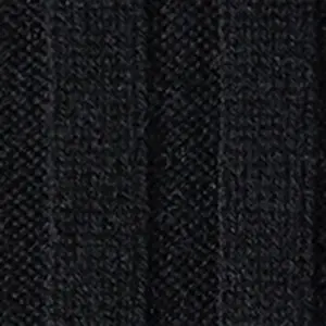 Brunello Cucinelli Cashmere Ribbed Scarf - Black