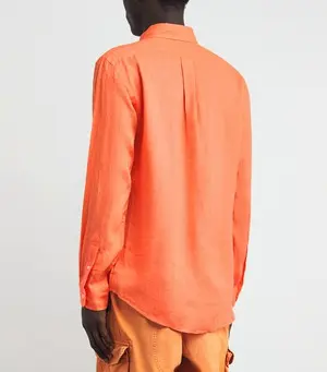 Polo Ralph Lauren Linen Custom-fit Polo Pony Shirt