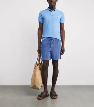 Polo Ralph Lauren Cotton Terry Polo Pony Shorts - Blue