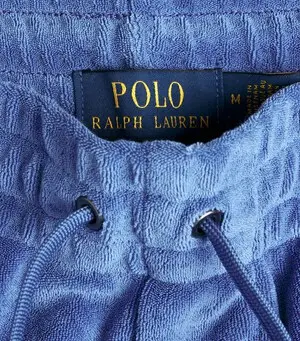 Polo Ralph Lauren Cotton Terry Polo Pony Shorts - Blue