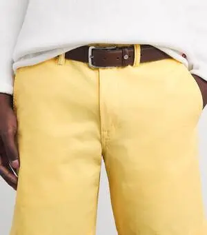 Polo Ralph Lauren Stretch-cotton Bedford Shorts - Yellow