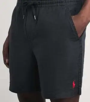 Polo Ralph Lauren Linen Drawstring Shorts - Black