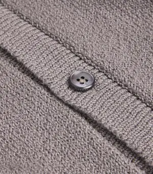 FIORONI CASHMERE Cotton Collar Cardigan