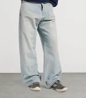 Balenciaga Denim Hamptons Sneakers - Blue
