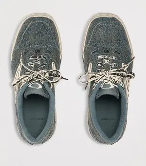 Balenciaga Denim Hamptons Sneakers - Blue