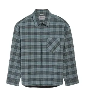 Balenciaga Check Padded Overshirt