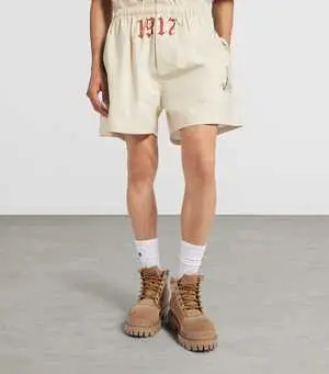 Balenciaga Printed Cotton Shorts