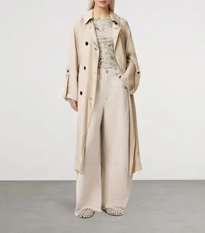ALLSAINTS Lizie Trench Coat - White