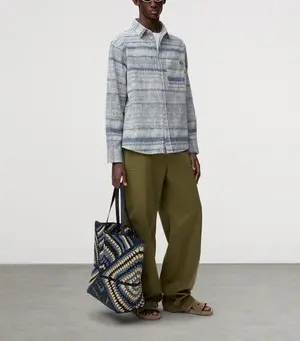 Loewe X Paula's Ibiza Denim Relaxed Shirt