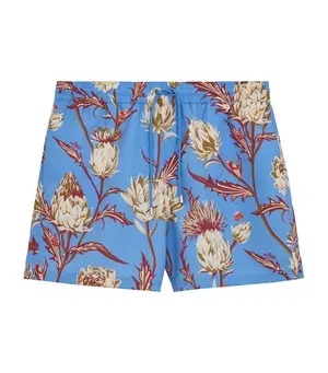 Loewe X Paula’s Ibiza Artichoke Swim Shorts - Blue