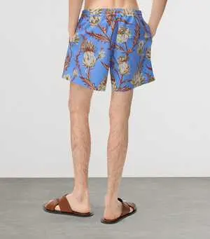 Loewe X Paula’s Ibiza Artichoke Swim Shorts - Blue