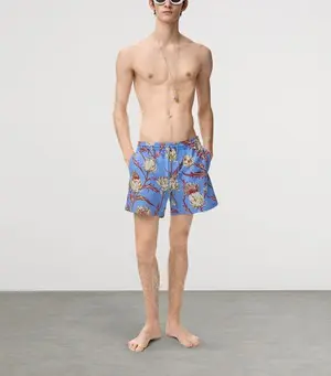 Loewe X Paula’s Ibiza Artichoke Swim Shorts - Blue