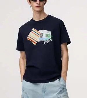 Loewe X Paula's Ibiza Relaxed T-shirt - Navy