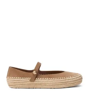 Loewe Contrast Stitching Flats For Women