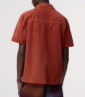 Loewe X Paula’s Ibiza Suede Anagram Shirt