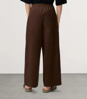 Loewe X Paula's Ibiza Cotton Satin Trousers - Brown