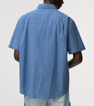 Loewe X Paula’s Ibiza Check Anagram Shirt - Blue