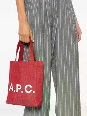 A.p.c. Small Lou Tote Bag - Red