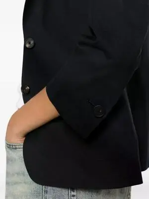 Tagliatore Debra Single-breasted Patch-pocket Blazer - Blue