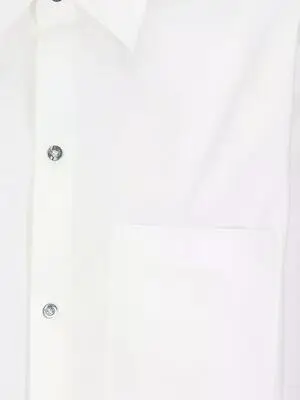 Sofie D'hoore Patch-pocket Long-sleeve Shirt - White