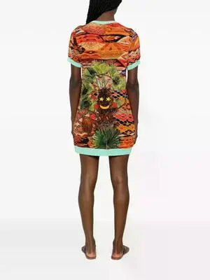 The Artistylist Graphic-print Mini Dress