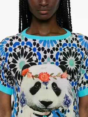 The Artistylist Panda-print Mini Dress