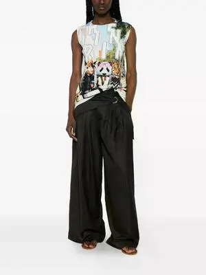 The Artistylist Graphic-print Sleeveless Top