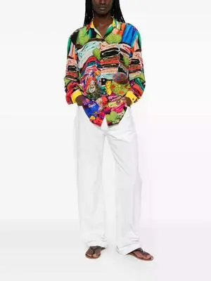 The Artistylist Cactus-print Long-sleeve Shirt