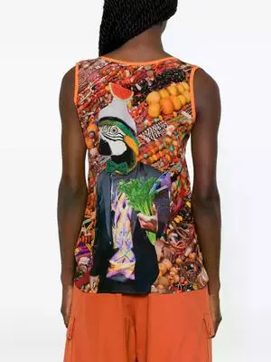 The Artistylist Graphic-print Sleeveless Top