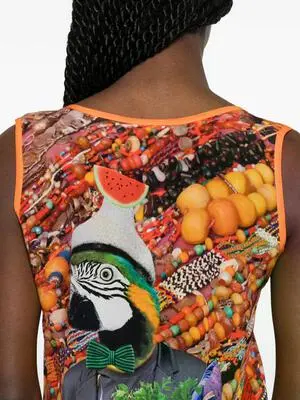 The Artistylist Graphic-print Sleeveless Top