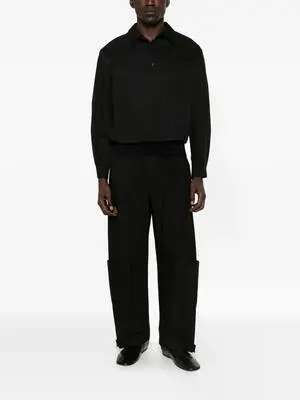 AMOMENTO Chest-pocket Polo Shirt