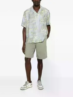 Maison Kitsuné Drawstring Waist Shorts - Green