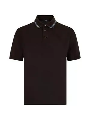 Herno Tipped-collar Polo Shirt