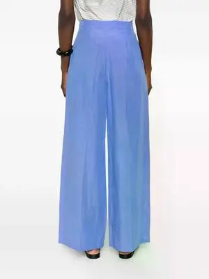 Marella Wide-leg Trousers - Blue
