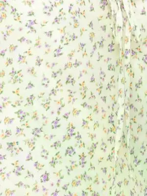 MAR DE MARGARITAS Letizia Floral-print Blouse - Yellow